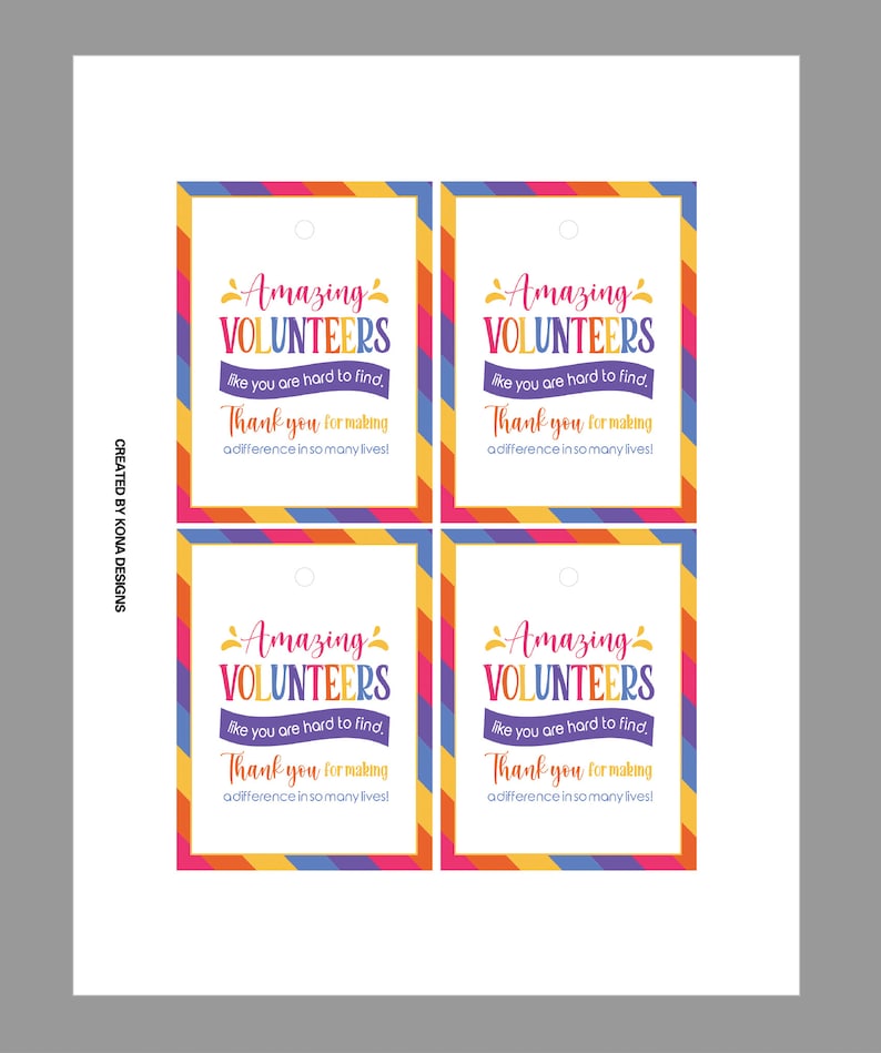 Volunteer Appreciation Gift | Amazing Volunteer Gift | Volunteers Are ...