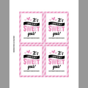 First Day of School Tag | It's Going to Be a Sweet Year Printable Tag ...