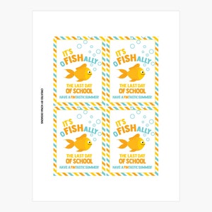 Last Day of School Tag | It's O-fish-ally the Last Day of School ...