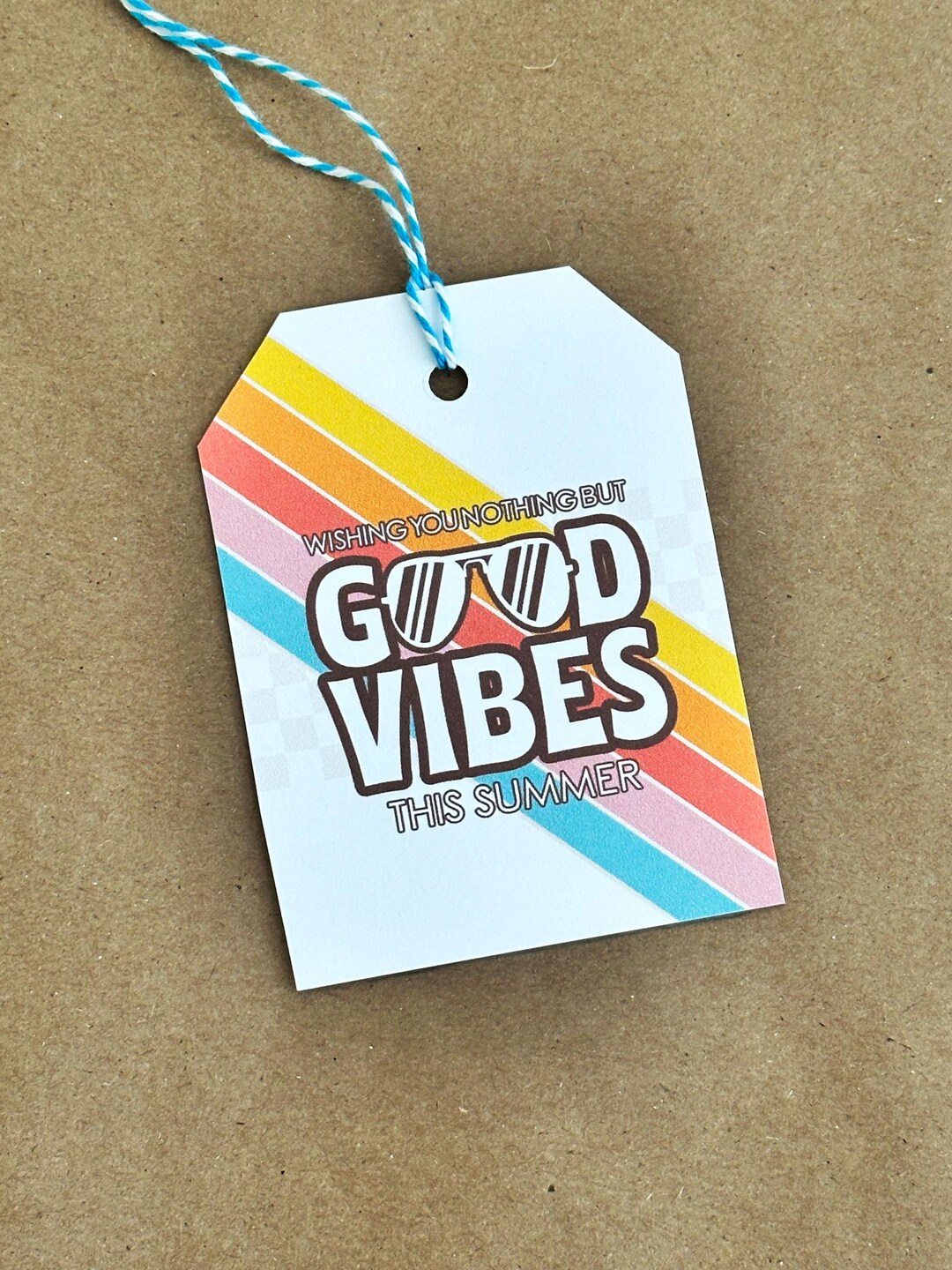 Wishing You Good Vibes | End of Year Tag | Summer Gift Tag | Teacher ...