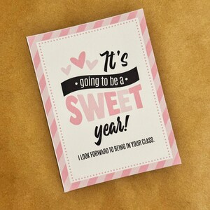 First Day of School Tag | It's Going to Be a Sweet Year Printable Tag ...