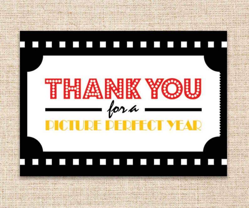 Teacher Gift Thank You for a Picture Perfect Year - Etsy
