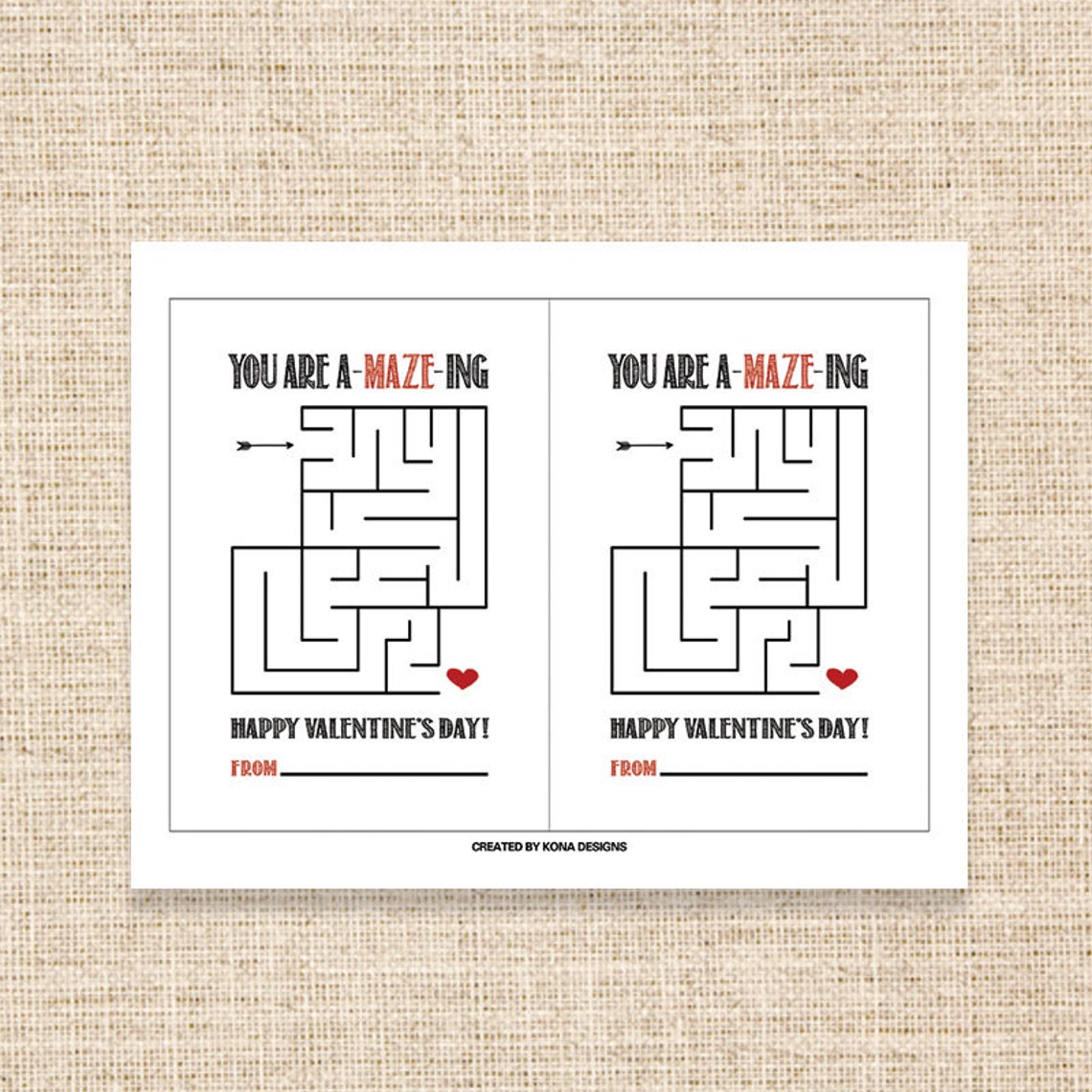 Valentines Printable You Are Amazing Pencil Gift | Etsy