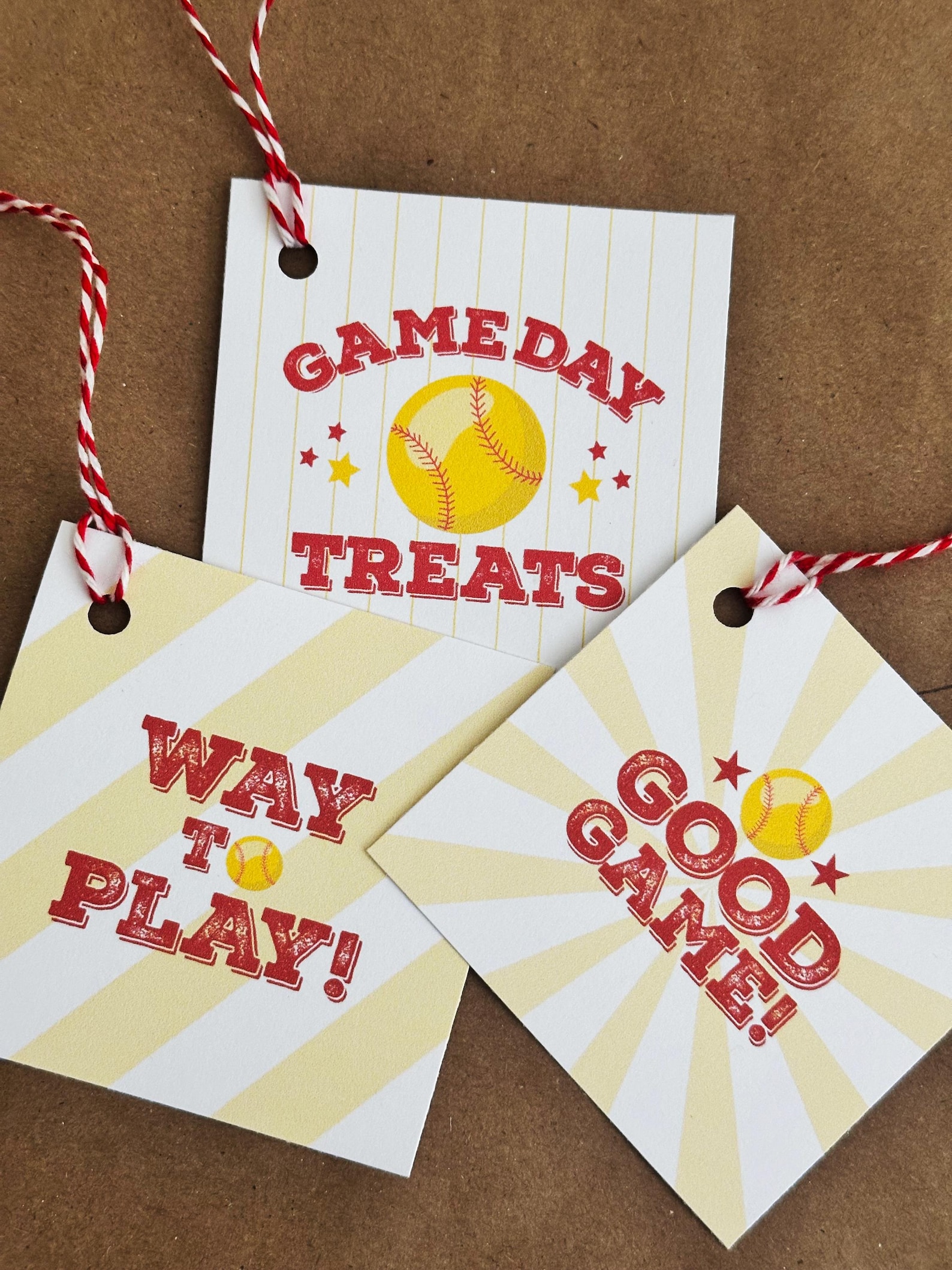 Softball Snack Bag Tags, Team Snacks, 3 Printable Tags, Post Game Snack ...