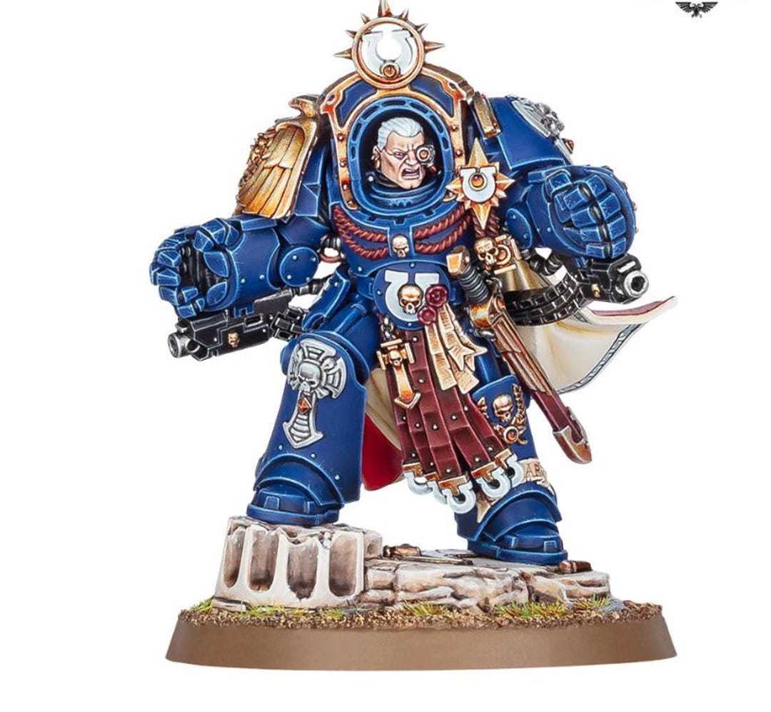 Marenus Calgar Ultramarines Warhammer 40k - Premium Painted Miniature ...
