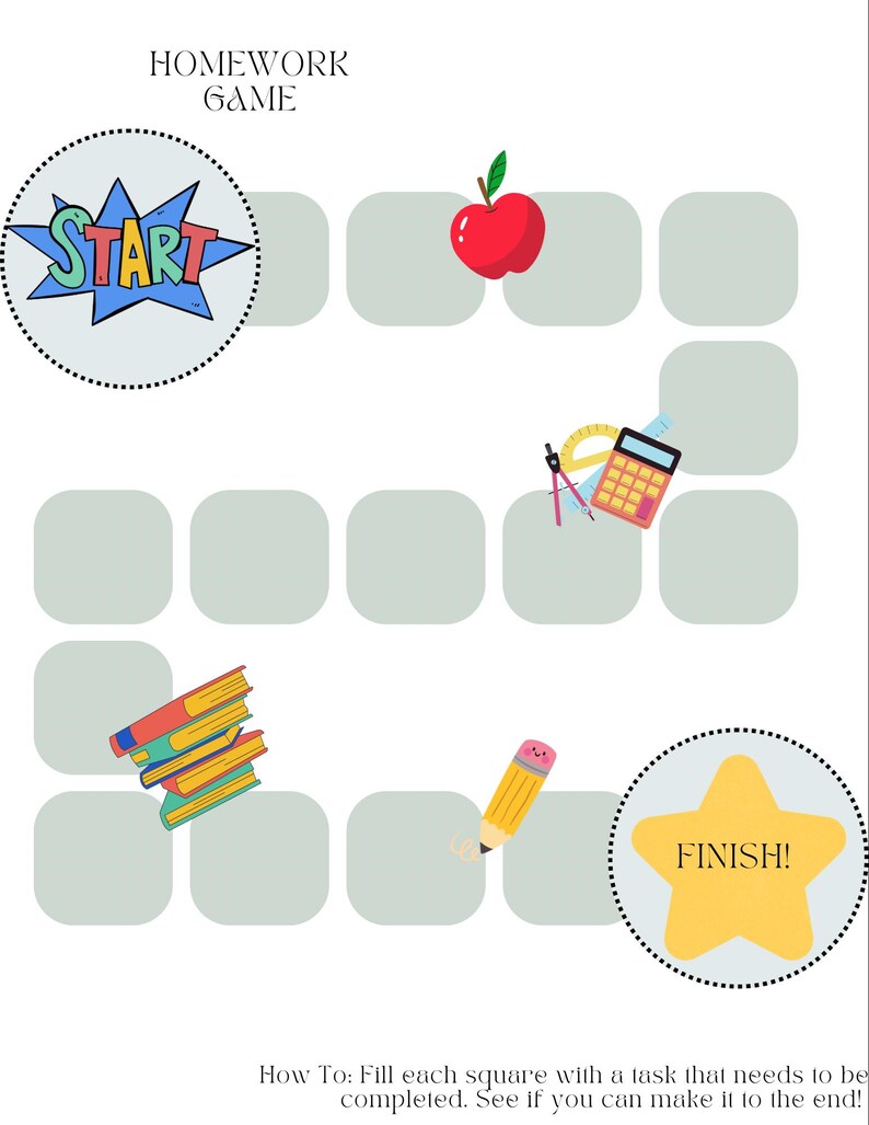 ADHD Homework Toolkit | Printable Focus Sheet, Brain Break Checklist ...