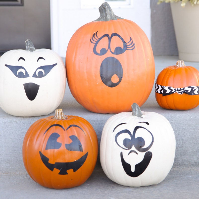 Pumpkin Faces - Etsy