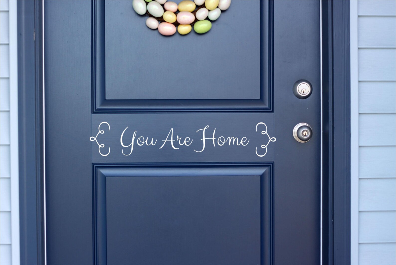 You Are Home Vinyl Door Decal - Front Door Decal, You Are Home Vinyl ...