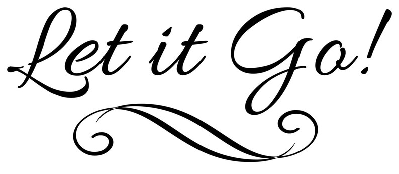 Let It Go Vinyl Decal Frozen Let It Go Wall Decal Quote | Etsy