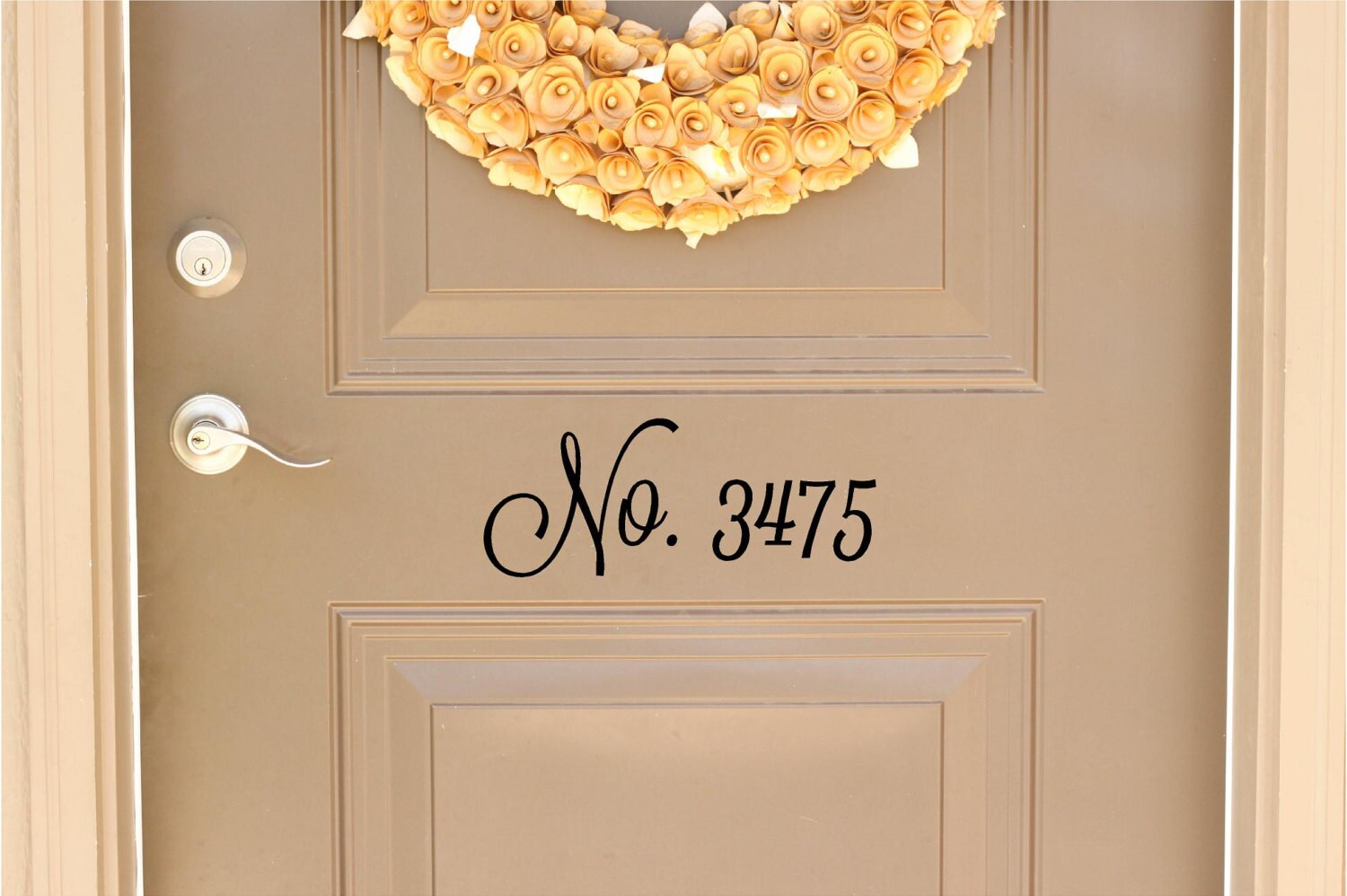 Custom House Number Vinyl Decal: Home Decor (8.5-14.5x5) - Etsy