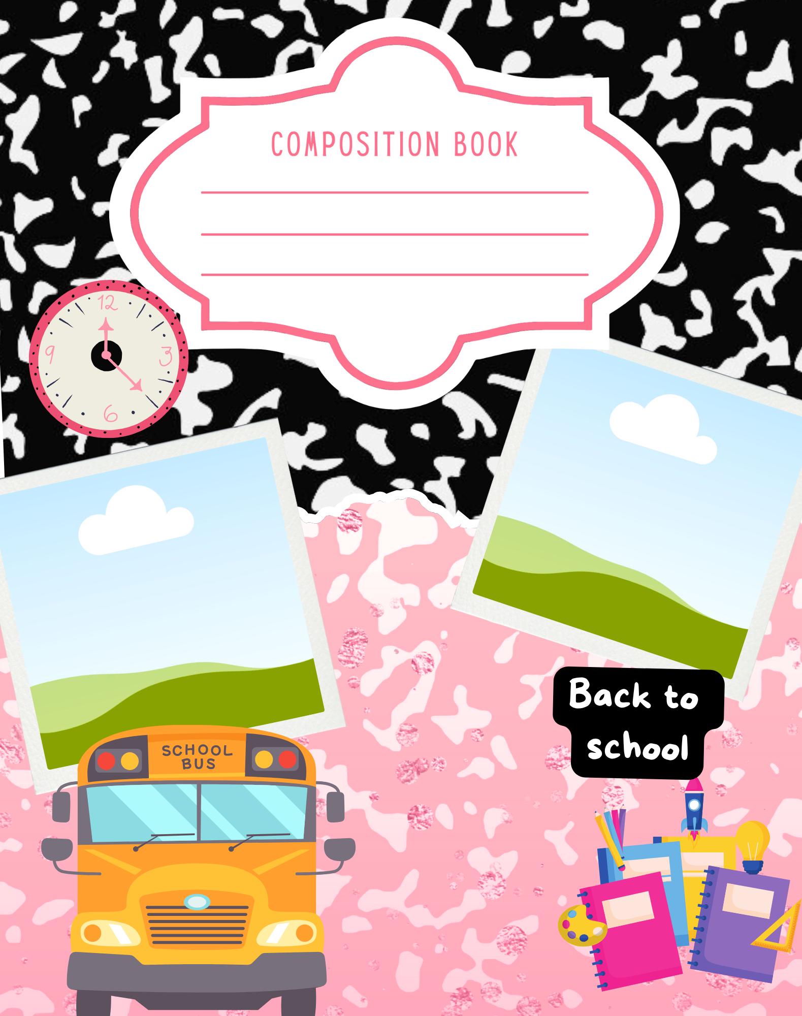 Personalized Notebook Covers for Kids, Printable School Designs - Etsy
