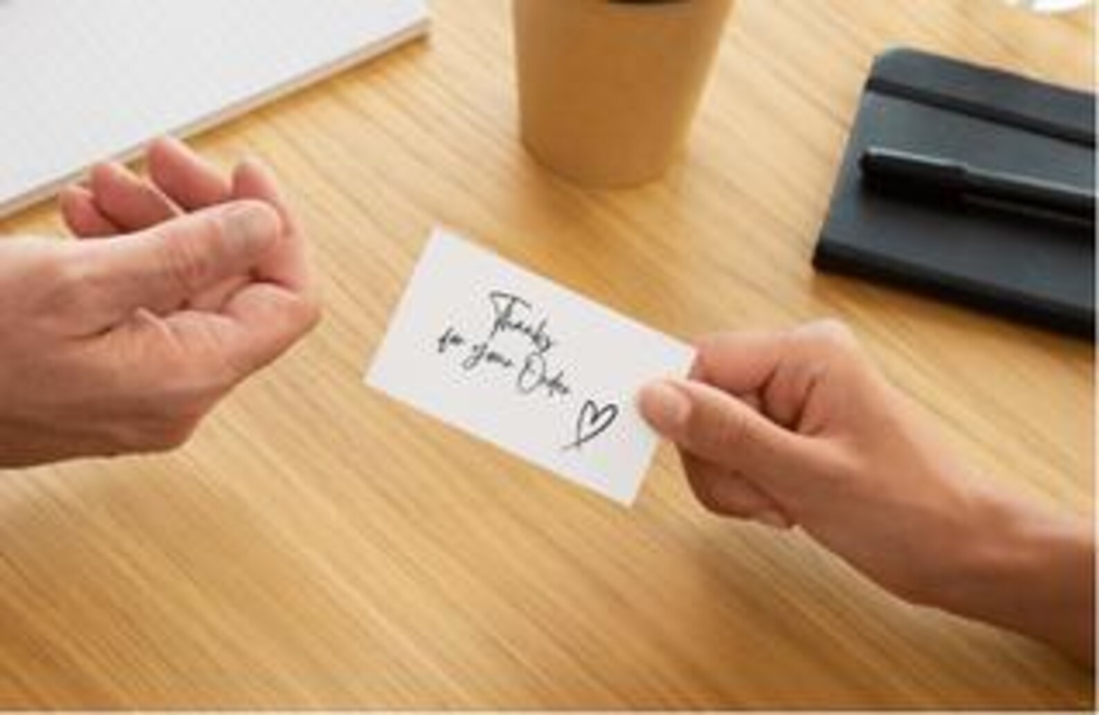Editable Small Business Thank You Card Template | Minimalist Design ...