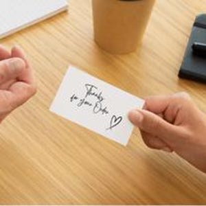 Editable Small Business Thank You Card Template | Minimalist Design ...