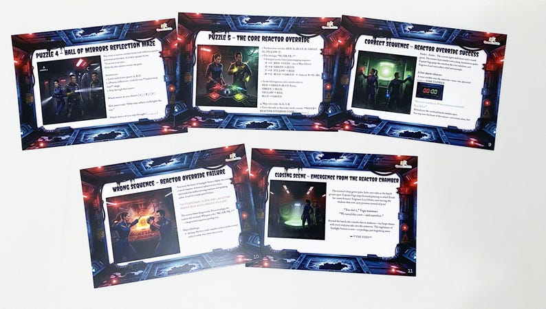 Sci Fi Escape Room Printable Game: Space Horror Puzzle (PDF Download ...