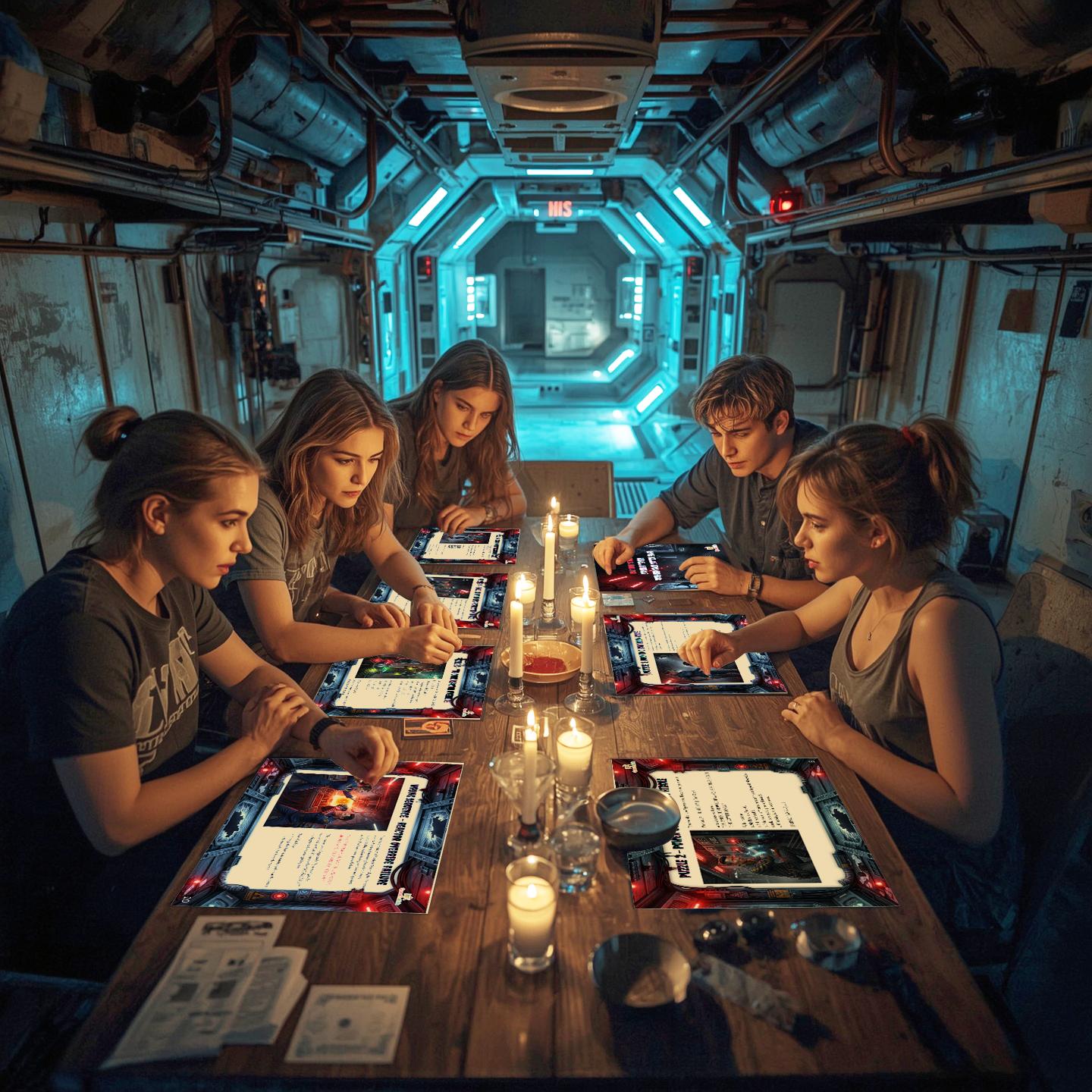 Sci Fi Escape Room Printable Game: Space Horror Puzzle (PDF Download ...
