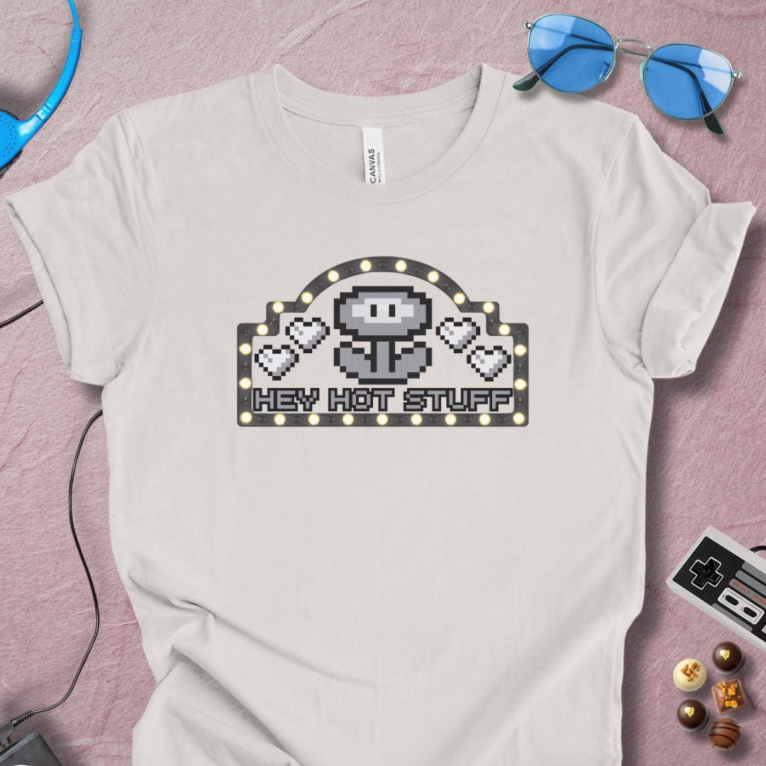 Hey Hot Stuff Marquee T-shirt - Etsy