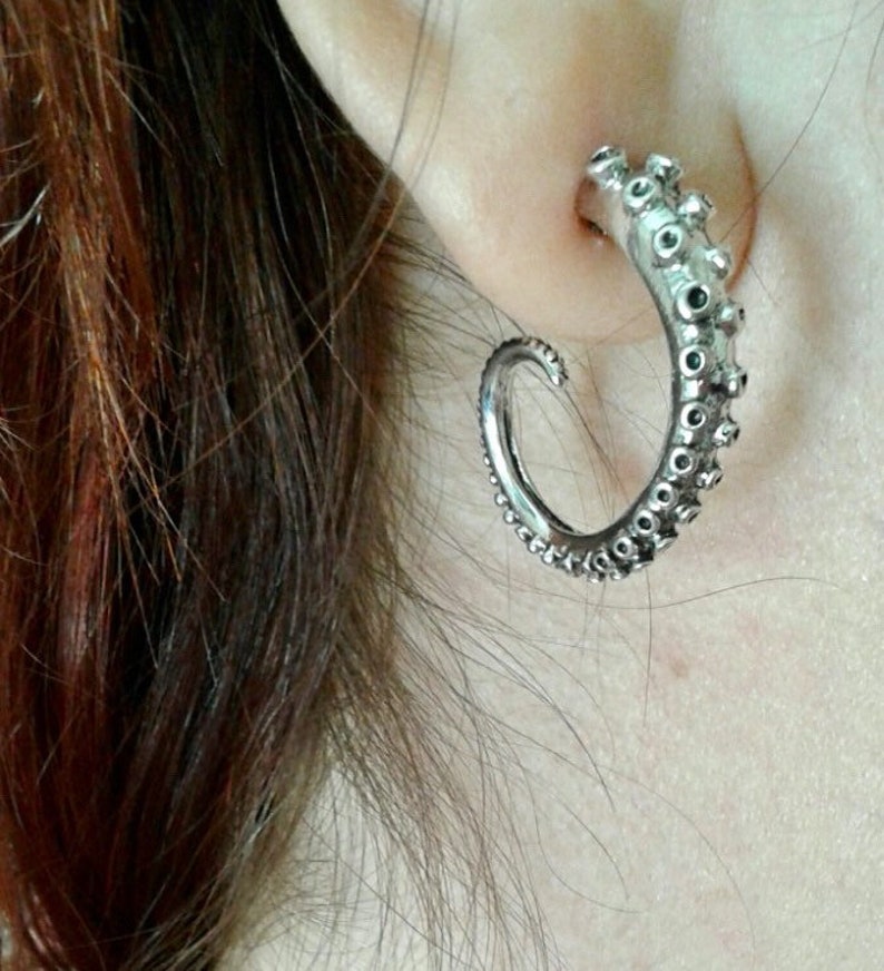 Octopus Tentacle Earrings Ocean Lover Gift Marine Biology - Etsy