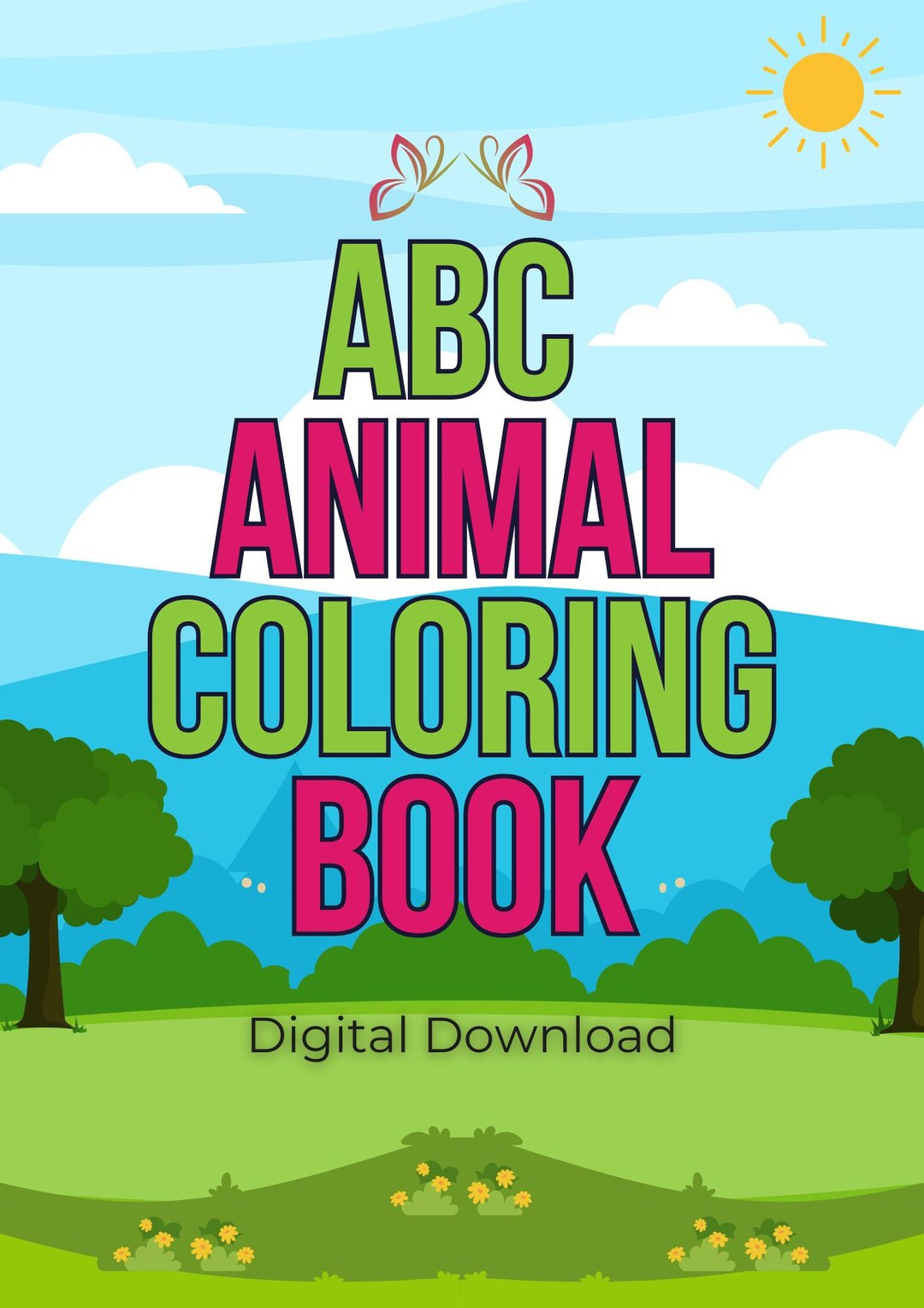 ABC Animal Coloring Page – Educational Alphabet Coloring Sheet ...