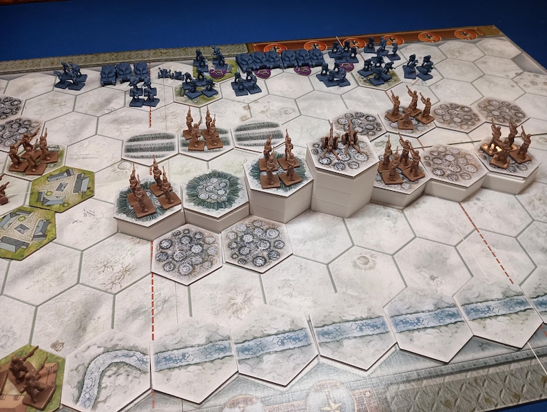 Stackable Hex Terrain Tiles 17MM: Memoir '44 & Command and Colors - Etsy