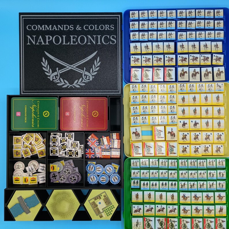 Commands and Colors Napoleonics Storage Organizer: All Expansions ...