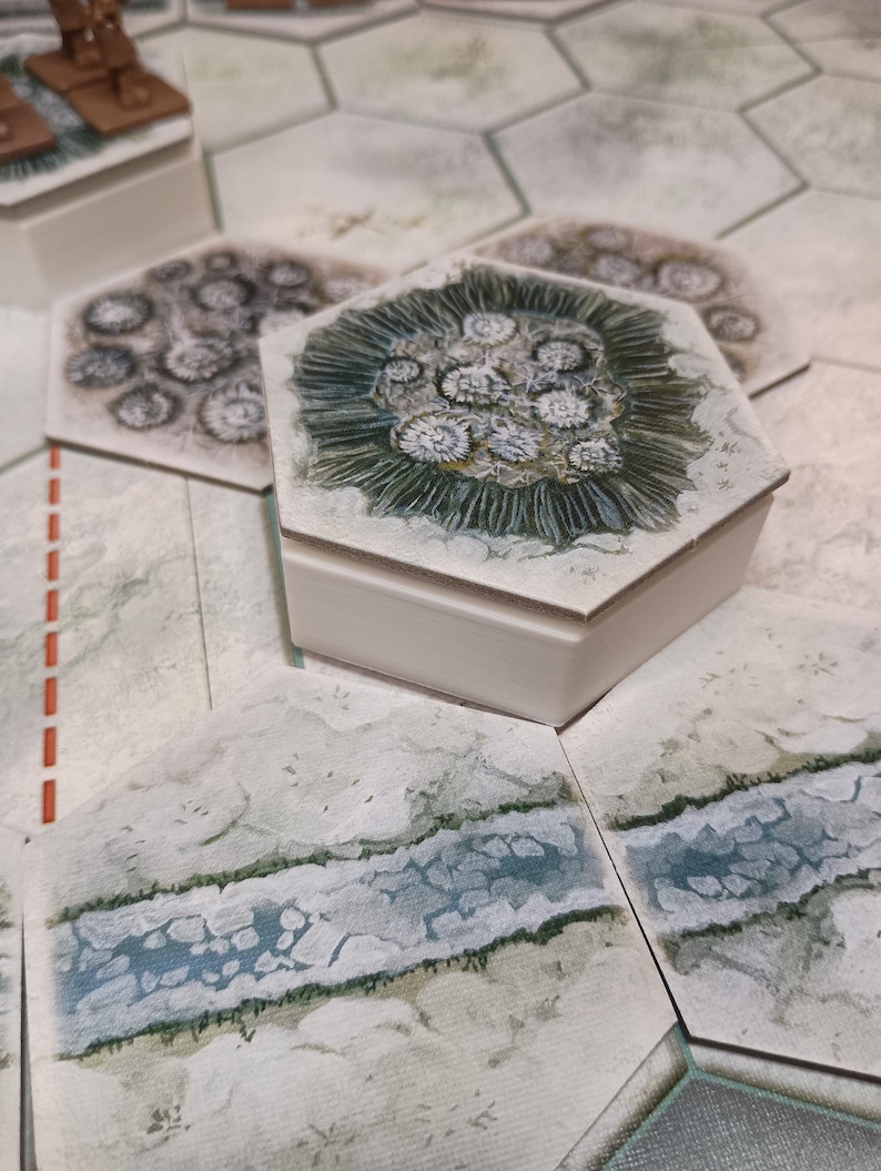 Stackable Hex Terrain Tiles 17MM: Memoir '44 & Command and Colors - Etsy