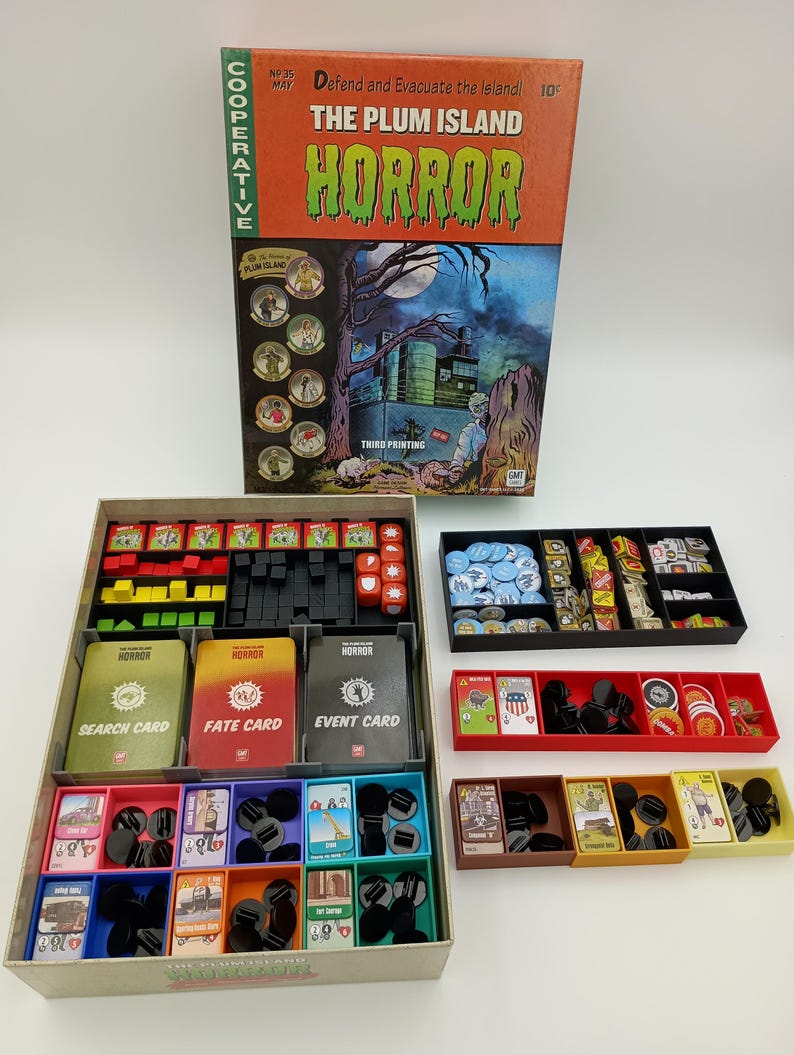 The Plum Island Horror & More of a Bad Thing Expansion Insert/organizer ...