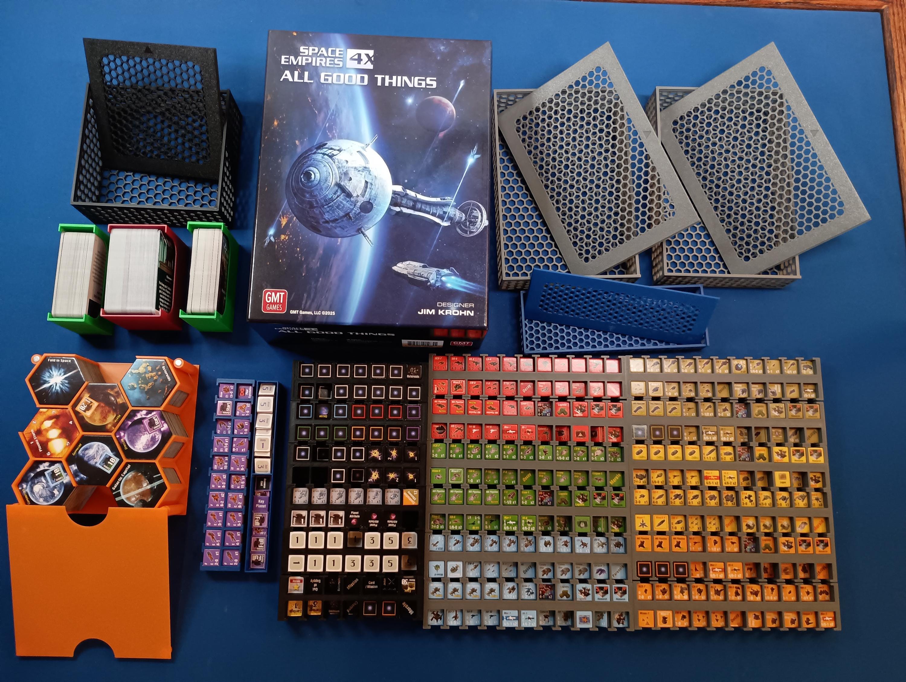 Space Empires 4X Organizer: All Expansions Compatible, Board Game ...