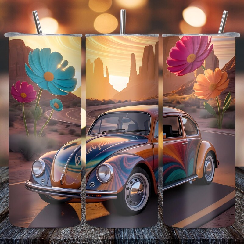 Sunset Car Tumbler - Etsy
