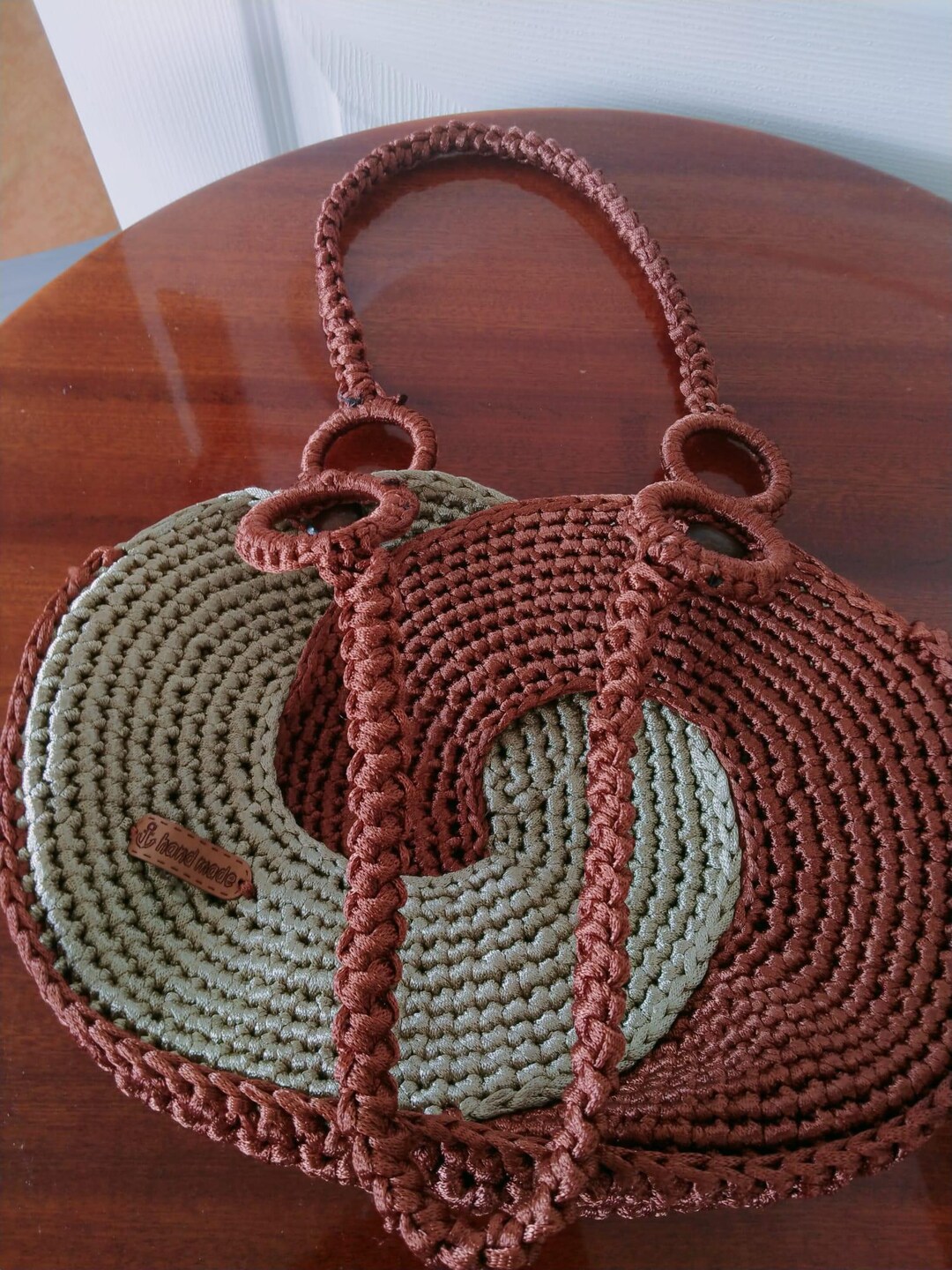 Polyester Crochet Infinity Design Bag - Etsy