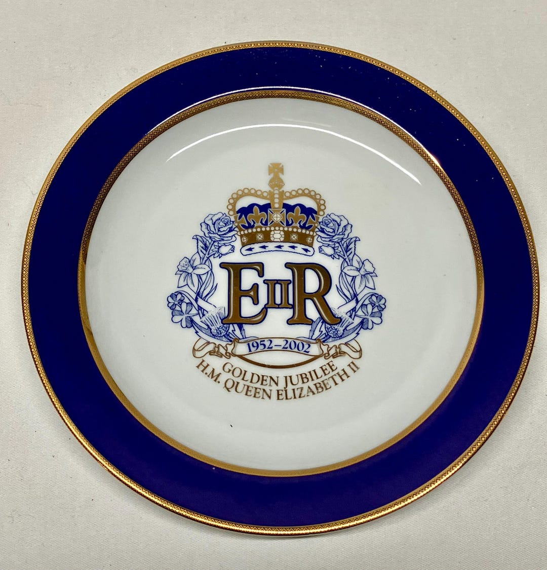 Queen Elizabeth II Golden Jubilee Plate - Etsy