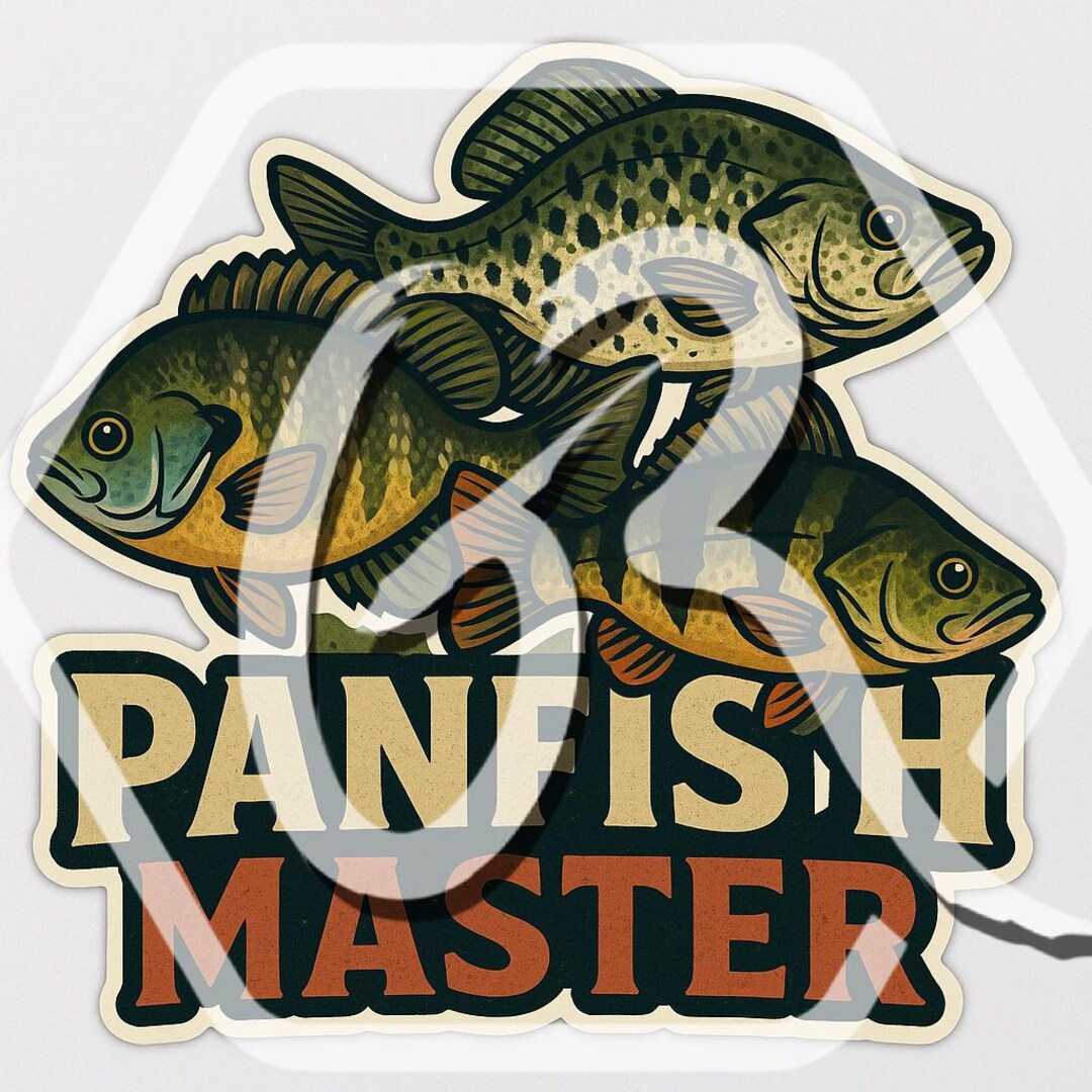 Panfish Master. Digital Download. Fishing Logo - Etsy