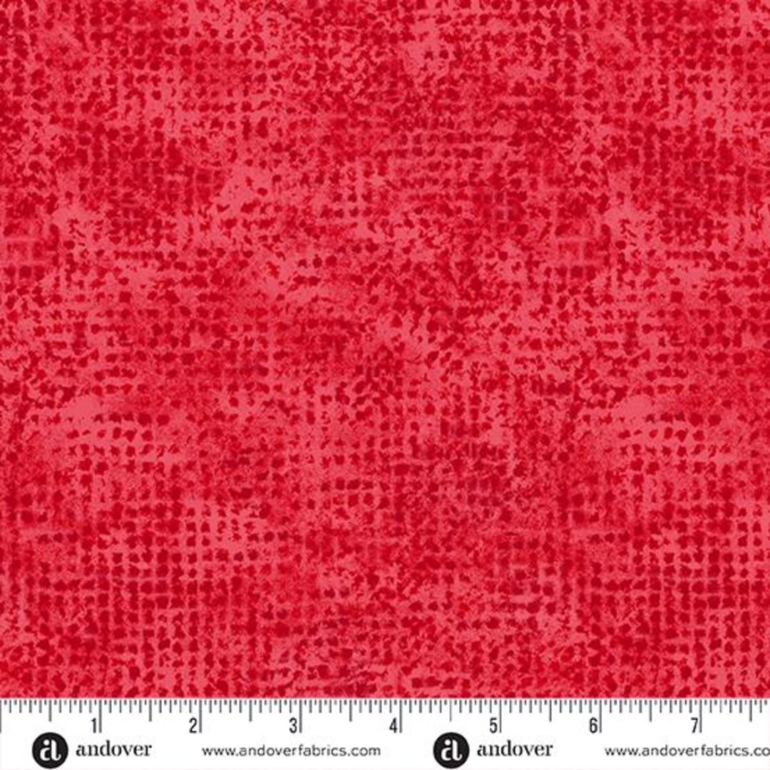 Tic Tac, Fire Red, Andover Fabrics, Quilting Fabric, Kim Schaefer - Etsy