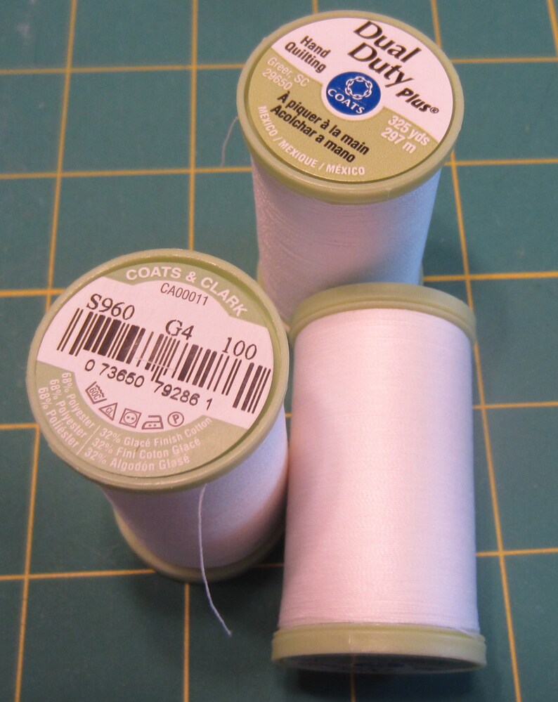 3 Spools of Coats & Clark S960 Hand Quilting Thread Tex 40 325 - Etsy ...