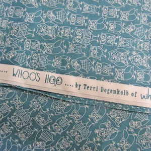 Whoo's Hoo by Terri Degenkolb of Whimsicals, Windham Fabrics, 51595 ...