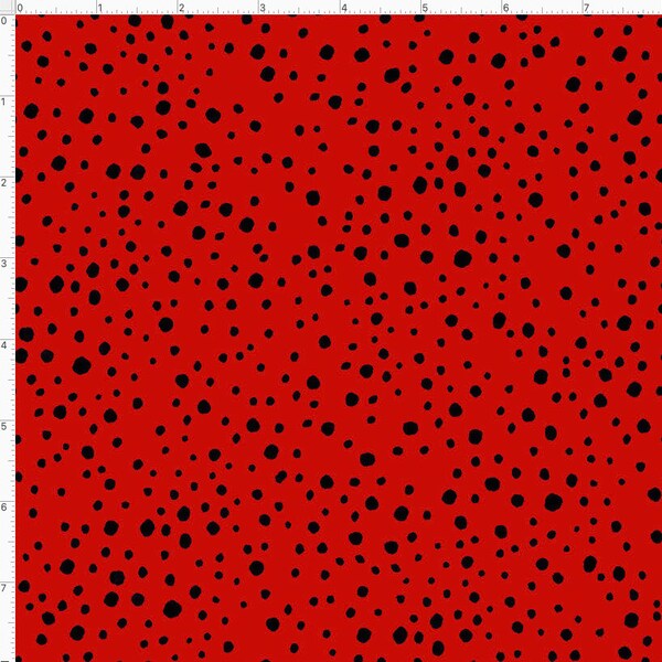 Red Black Dots - Etsy