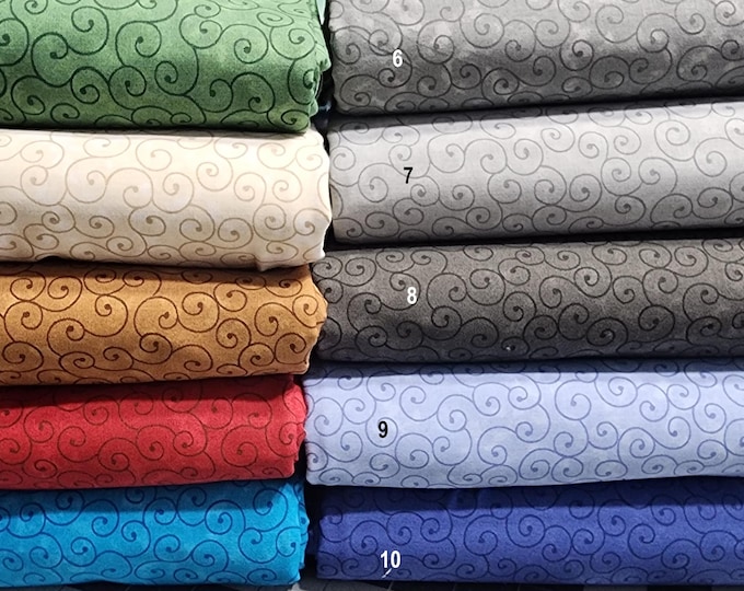 Assorted Colors, 108" X 108" Wide Quilt Backing, Tilt A Whirl Backings ...