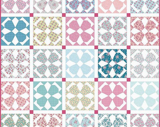 Flower Peddler Quilt Pattern, ISE-272, Kim Diehl, 56.5 X 56.5, Scrap ...