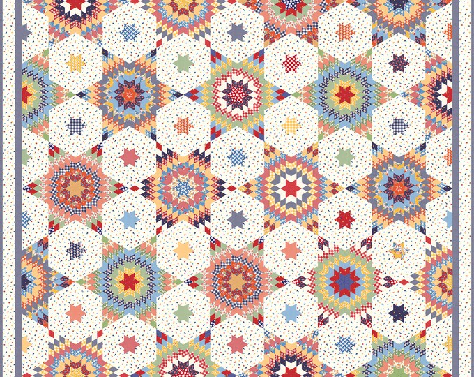 Under the Stars Quilt Pattern, American Jane Patterns, 88 X 95, Sandy ...