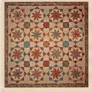 Eldon Quilt Pattern With Templates, 86 X 86, Scrap and Fat Quarter ...