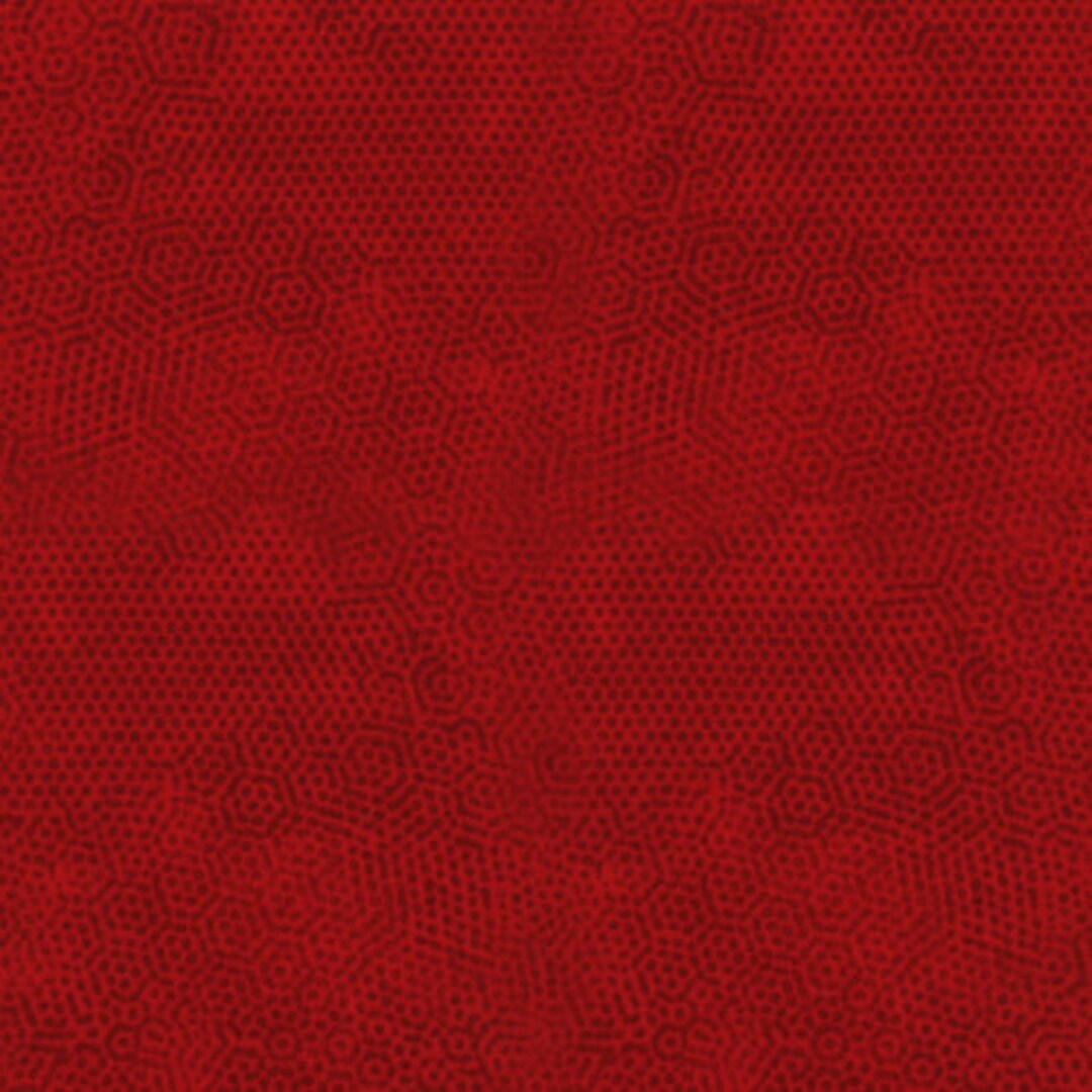 Fire Engine Red, Dimples, Andover Fabrics, P0260-1867-R7, Gail Kessler ...