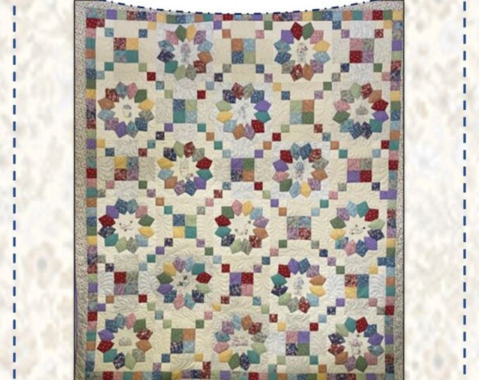 Garden Path Quilt Pattern, 70" X 82", Quilt Doodle Designs, Scrap ...