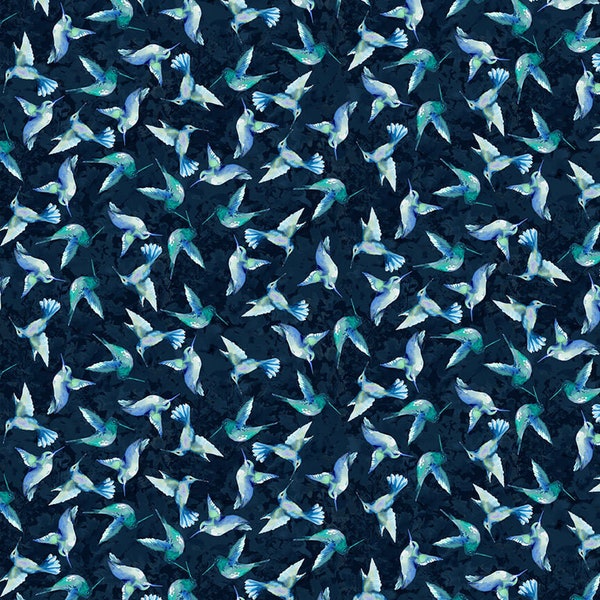 Hummingbird Fabric - Etsy