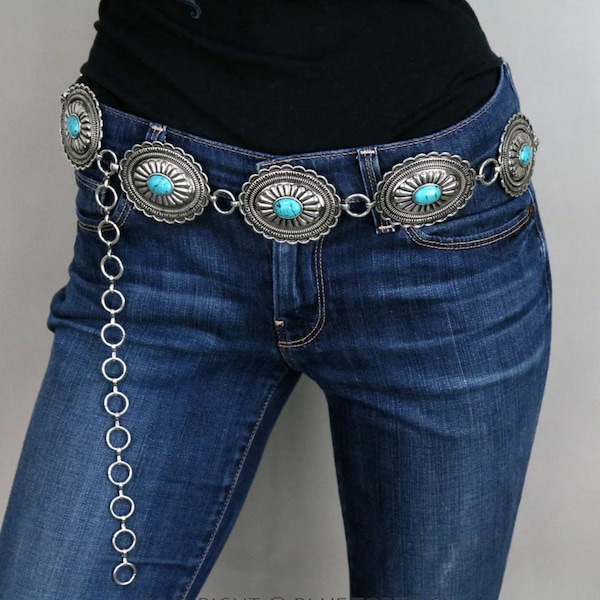 Large Concho Belt - Etsy