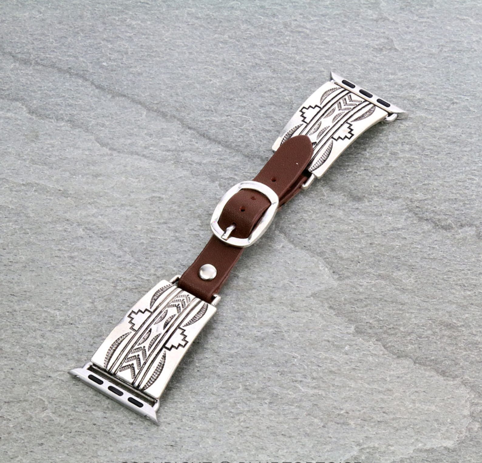 Western Apple Watch Leather Band 42/44/45mm - Etsy