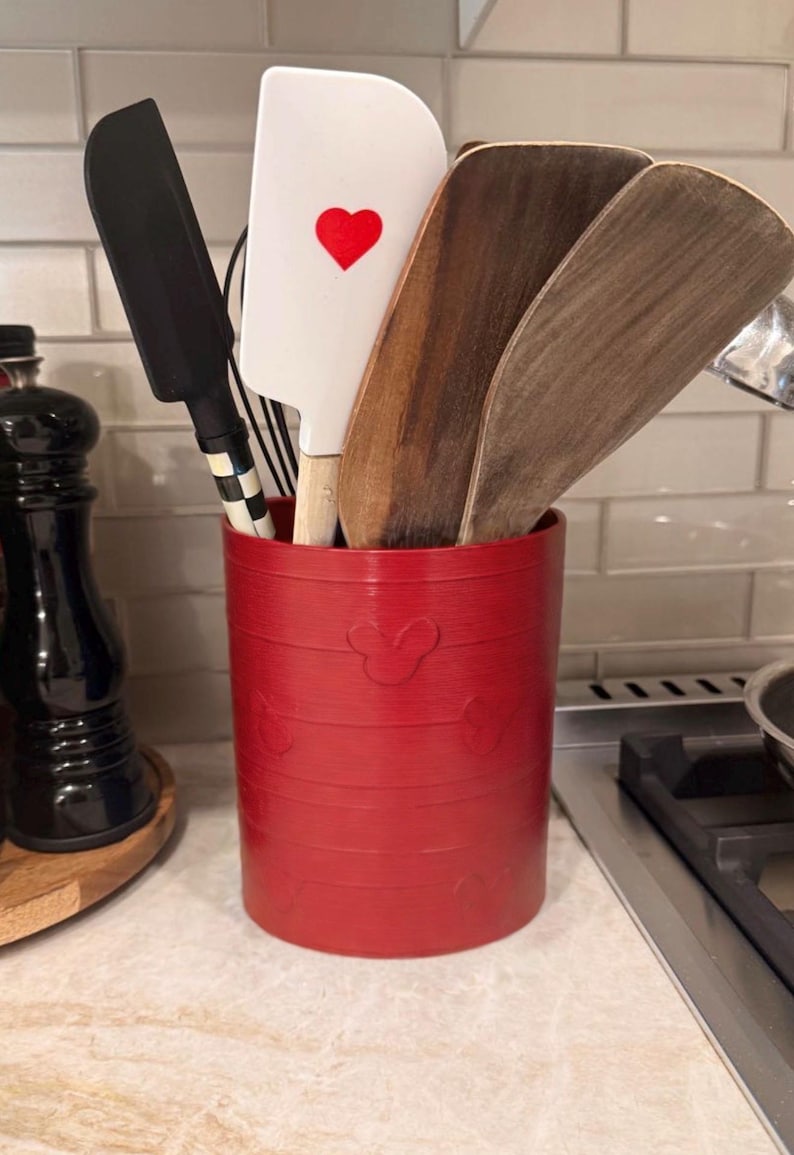 Mickey Mouse Kitchen Utensil Holder - Etsy