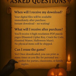 Halloween Riddle Treasure Hunt Game: Printable Spooky Puzzle Cards (PDF ...