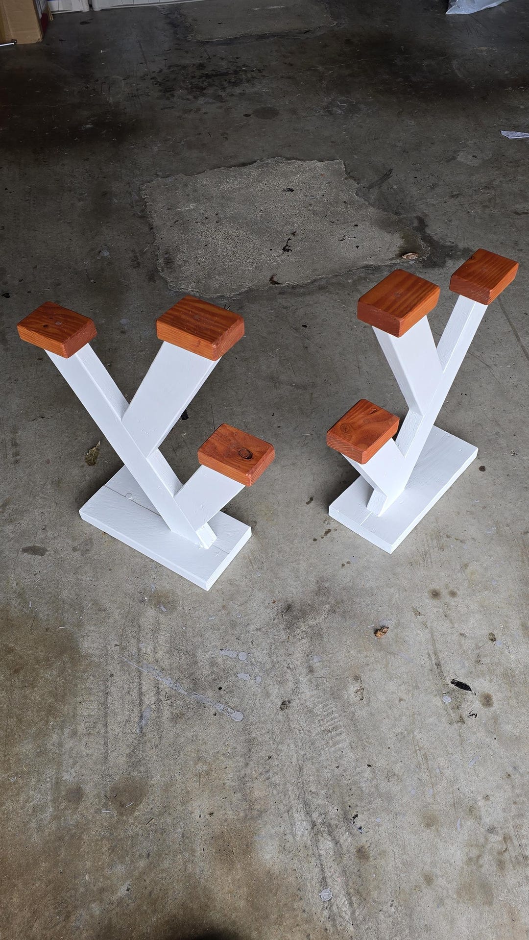 Quaint Angled Display Stands (plants, Candles, Etc.) - Etsy