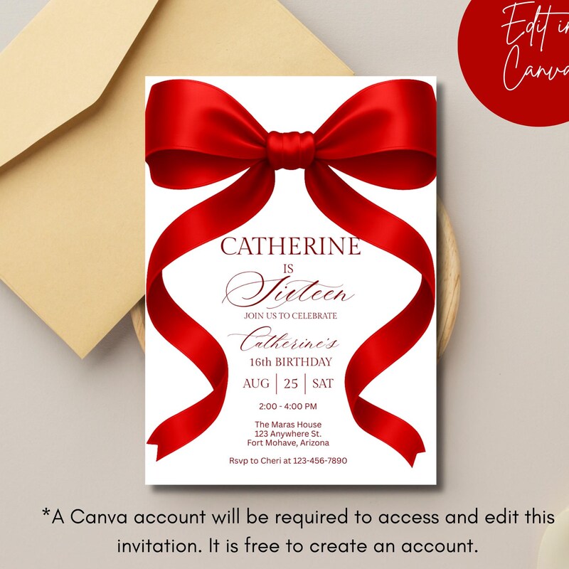 Ribbon Cutting Invitation - Etsy
