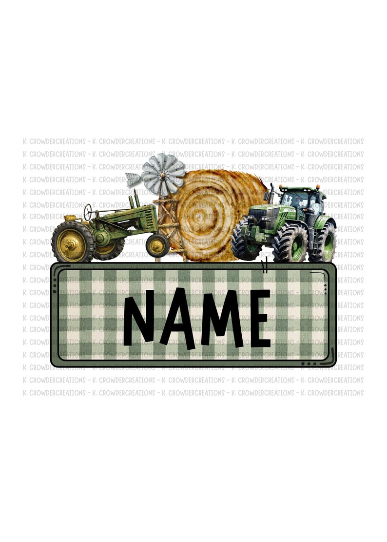 Tractor Name Plate PNG - Kids Name Plate Design - Personalize Yourself ...