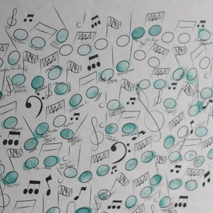 Thumbprint Musical Guestbook PDF - Etsy Ireland